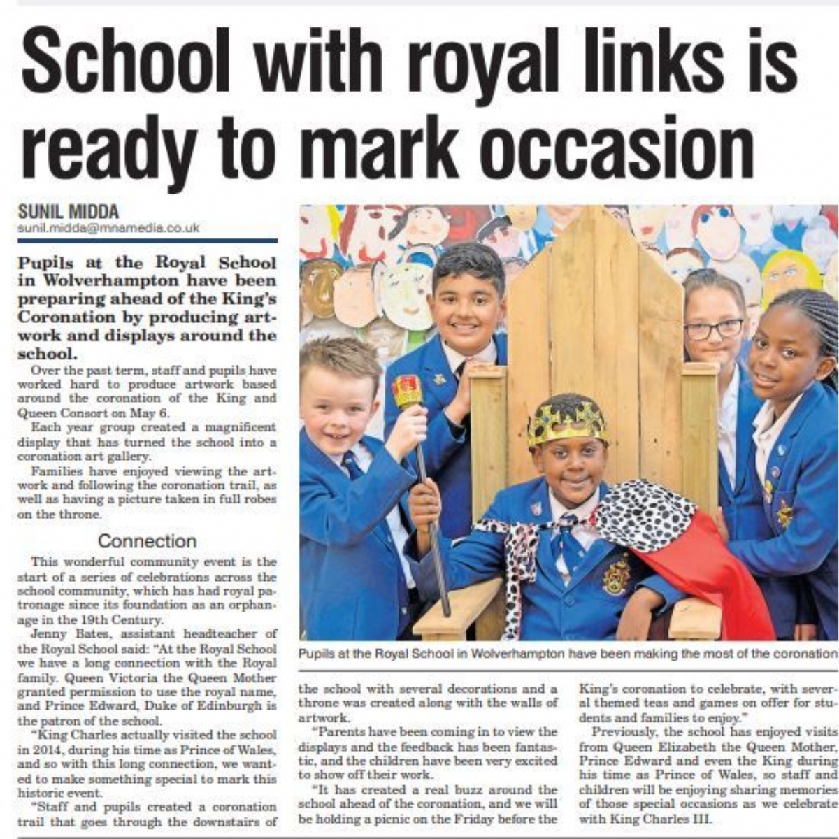 The Royal School Wolverhampton - Express and Star Feature