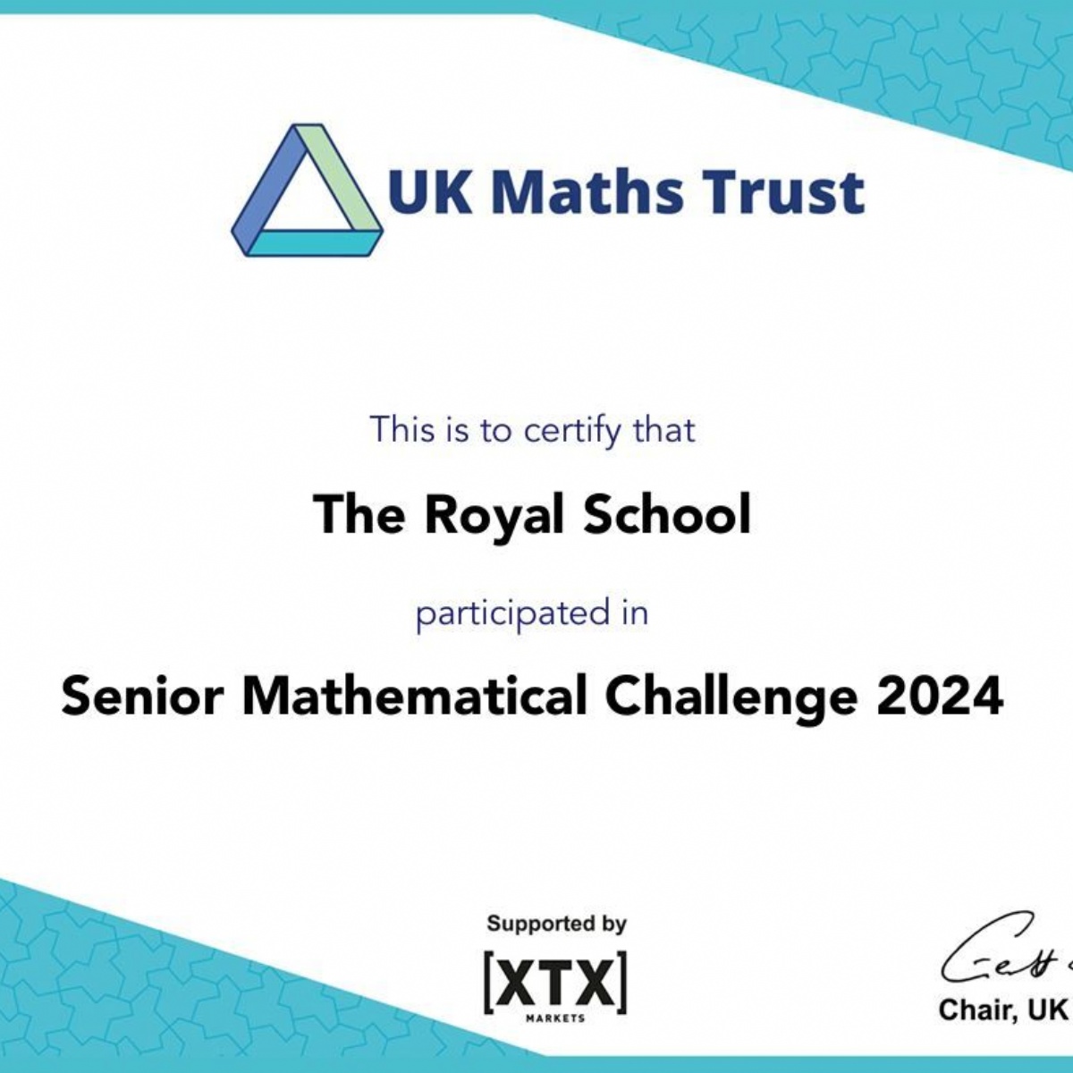 The Royal School Wolverhampton - Senior Maths Challenge results!